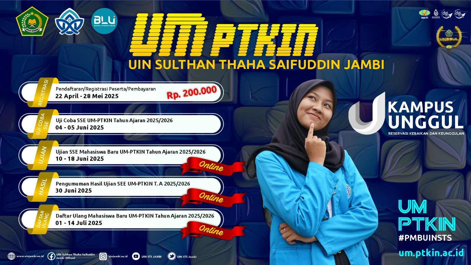 Jalur Ujian Masuk Perguruan Tinggi Keagamaan Islam Negeri (UM-PTKIN ...